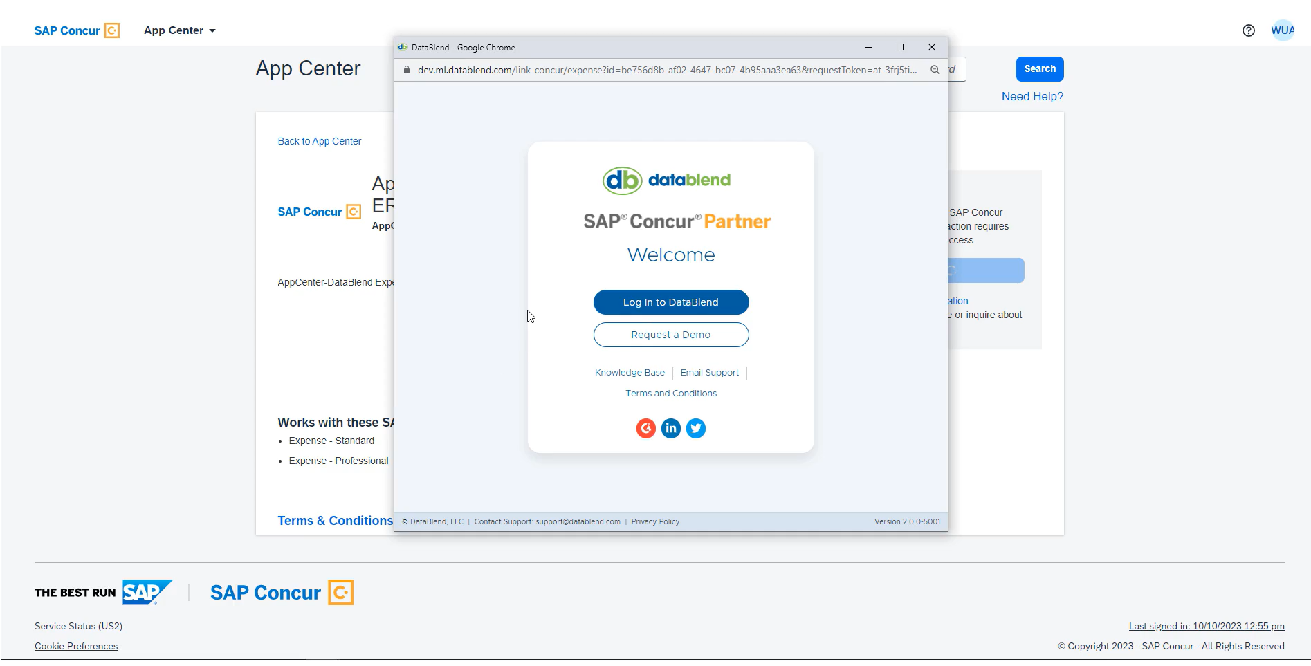 SAP Concur Credentials